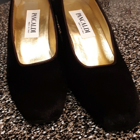 Pancaldi | Shoes | Pancaldi Calfhair Patent Heels Nwot | Poshmark